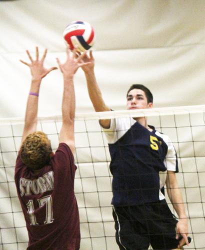 Storm splits volleyball finals