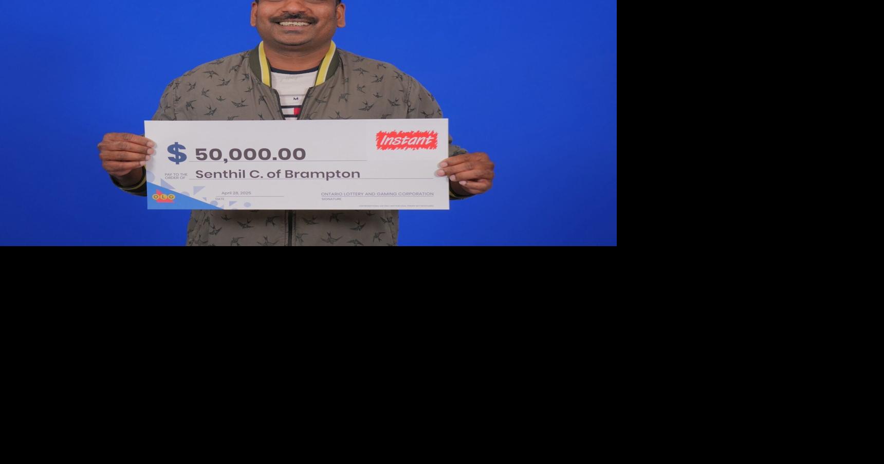 Brampton lottery winner waited to surprise wife with news