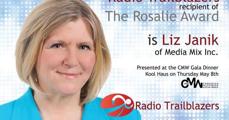 Liz Janik honoured for radio work