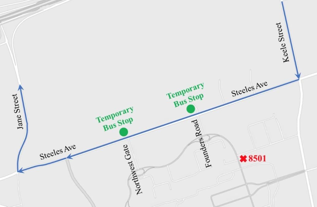 Brampton Transit route changes amid York University strike