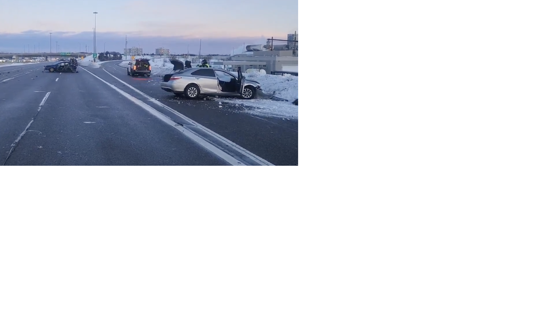 Stretch of northbound Highway 410 lanes reopen in Brampton