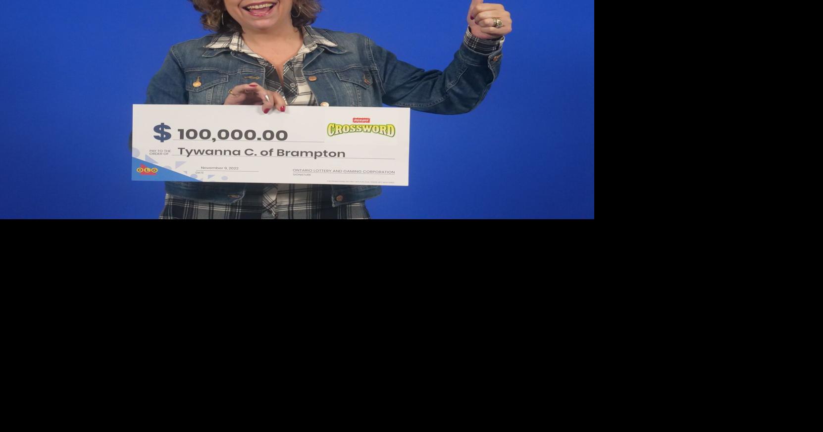 Brampton woman wins second time playing lottery