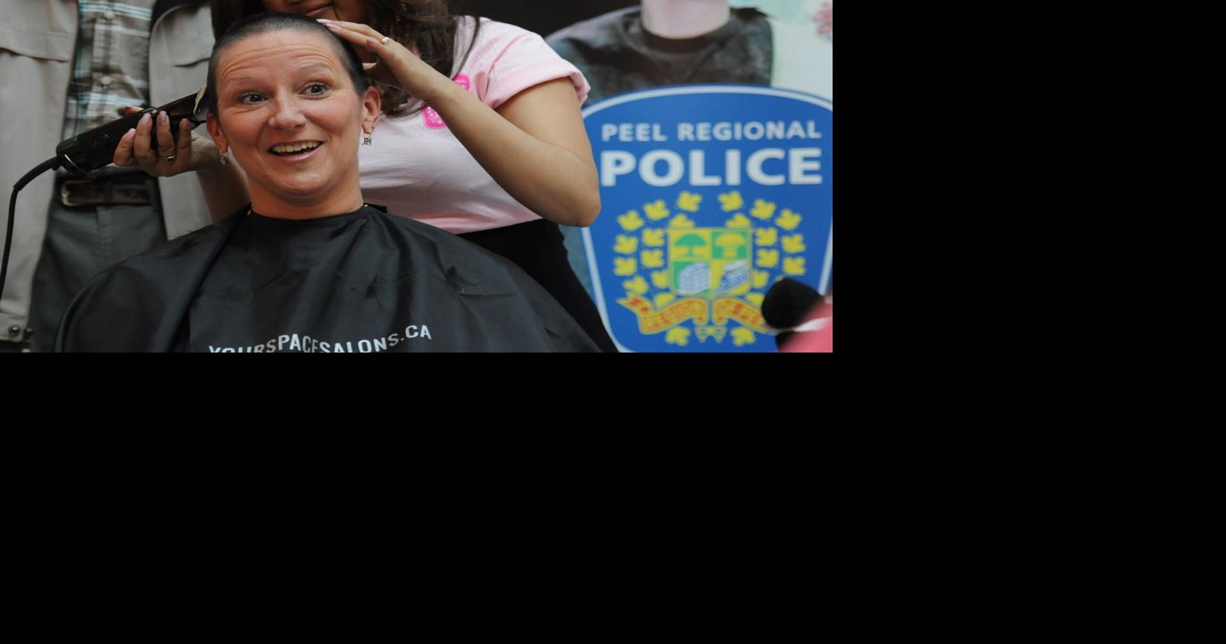 Cops For Cancer head shave this Saturday at Square One