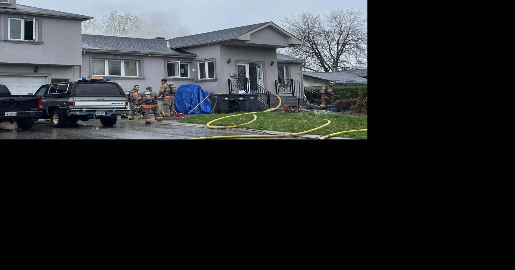 House fire controlled, road reopened in Brampton