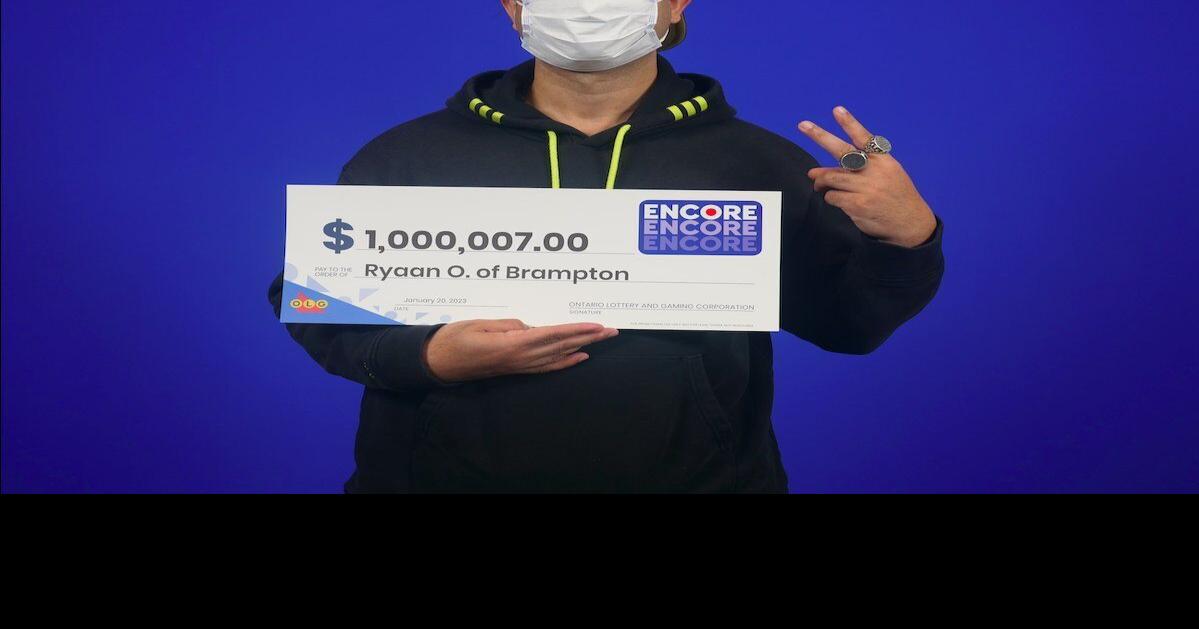 Brampton resident wins seven figure playing Encore Lotto Max
