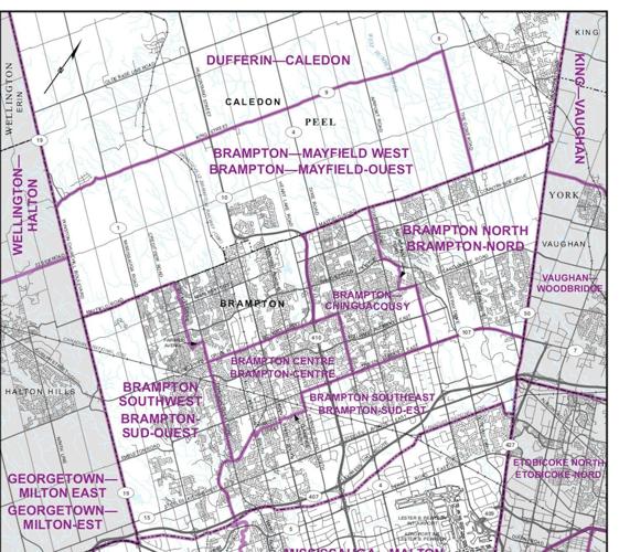 Brampton, Caledon could gain another MP