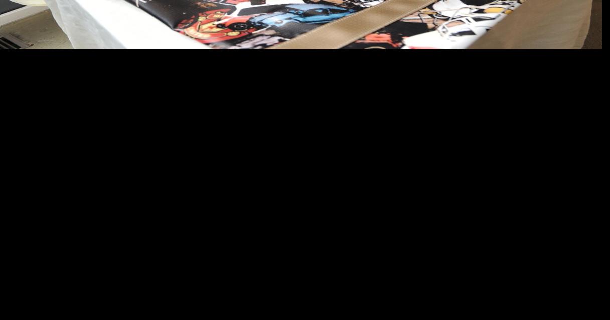 Brampton artist creates designer bags made from recycled material