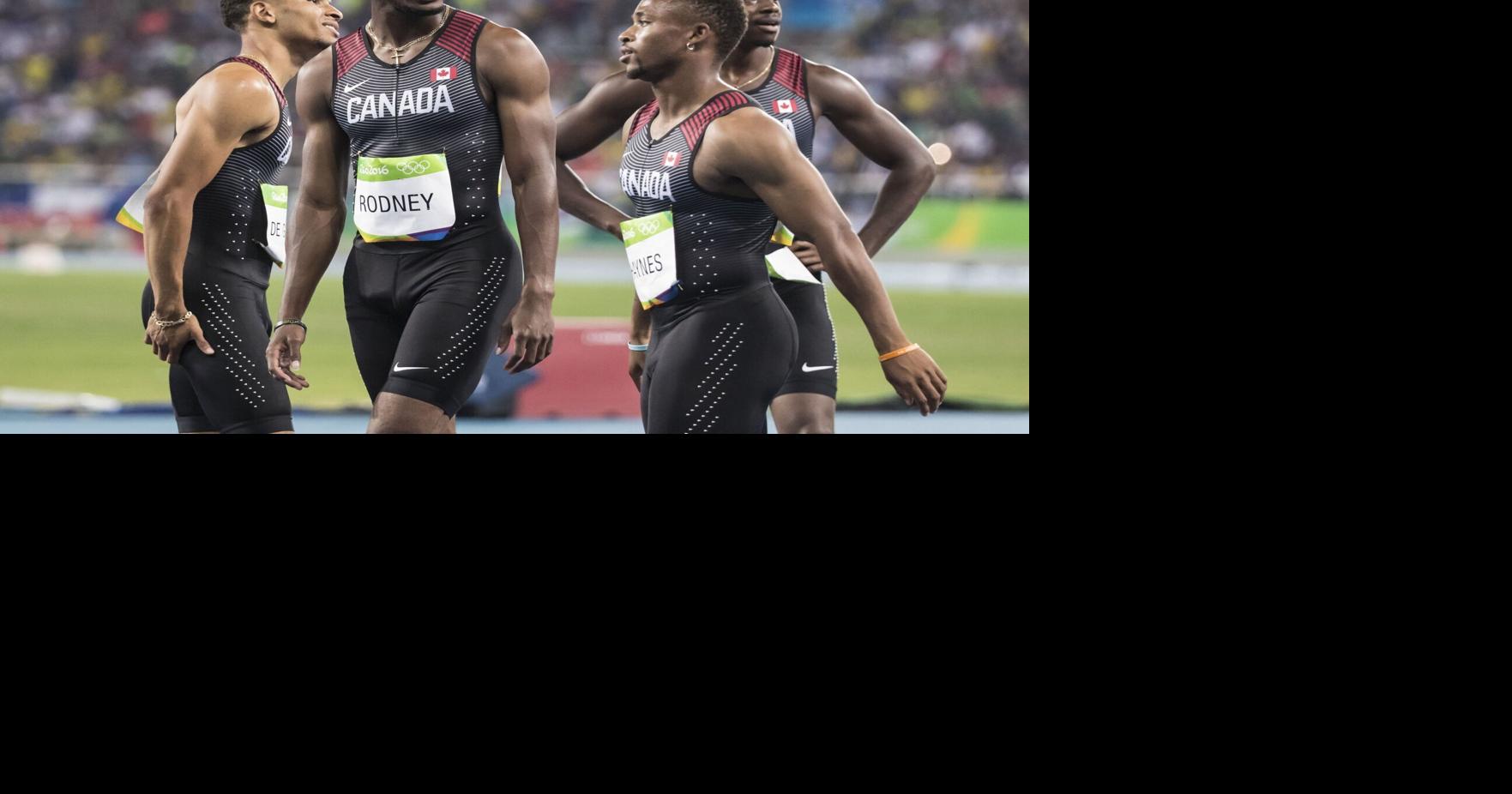Canada’s 4x100m relay team, including Brampton’s Brendon Rodney ...