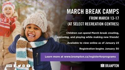 Registering for March break camps in Brampton