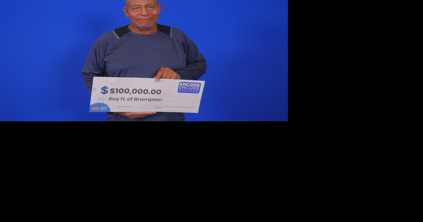 Brampton lottery winner reveals secret Encore prize
