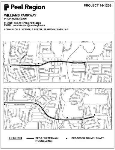 Williams Parkway Watermain Project and Public Information Centre #1
