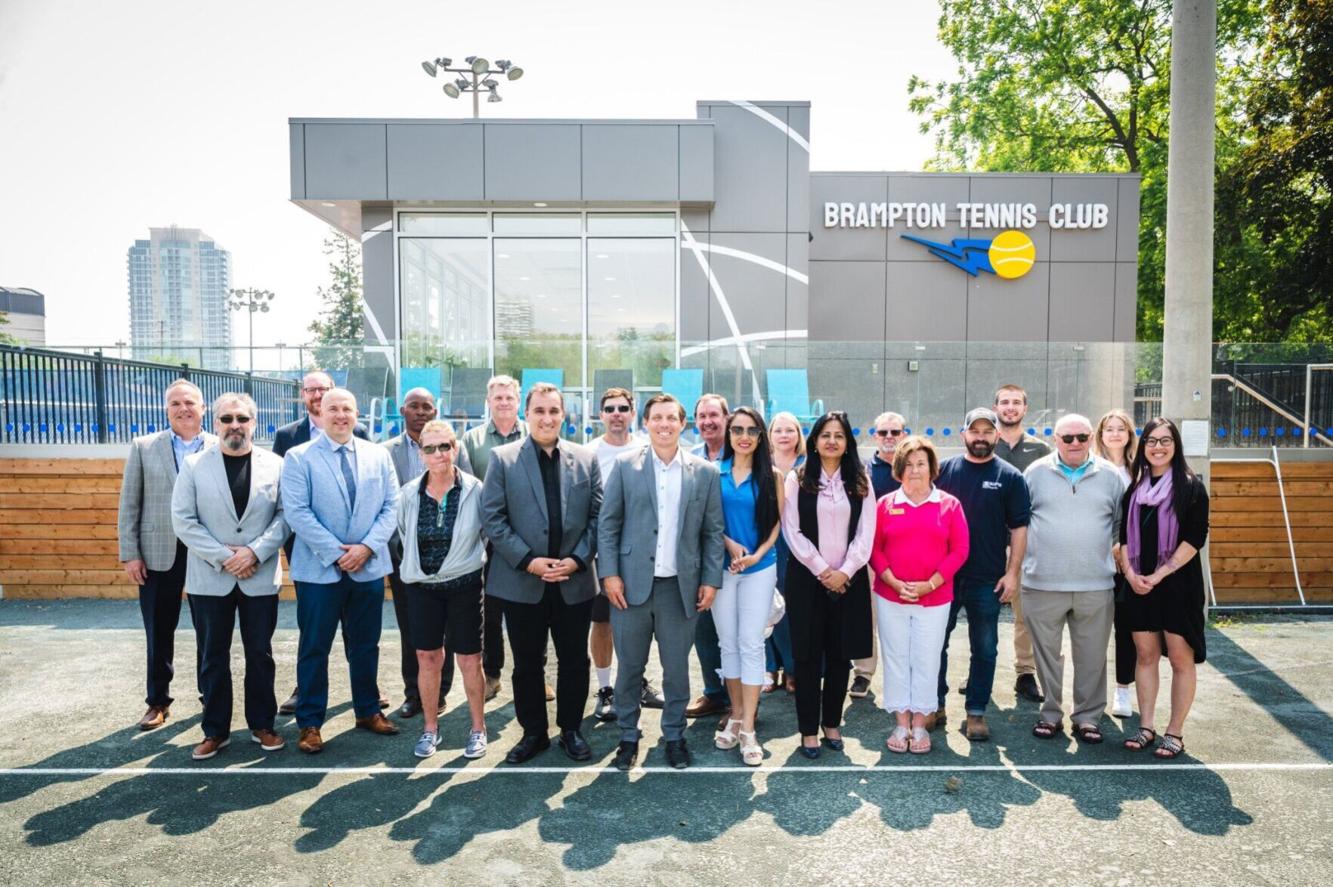 Newly renovated Brampton Tennis Club unveiled