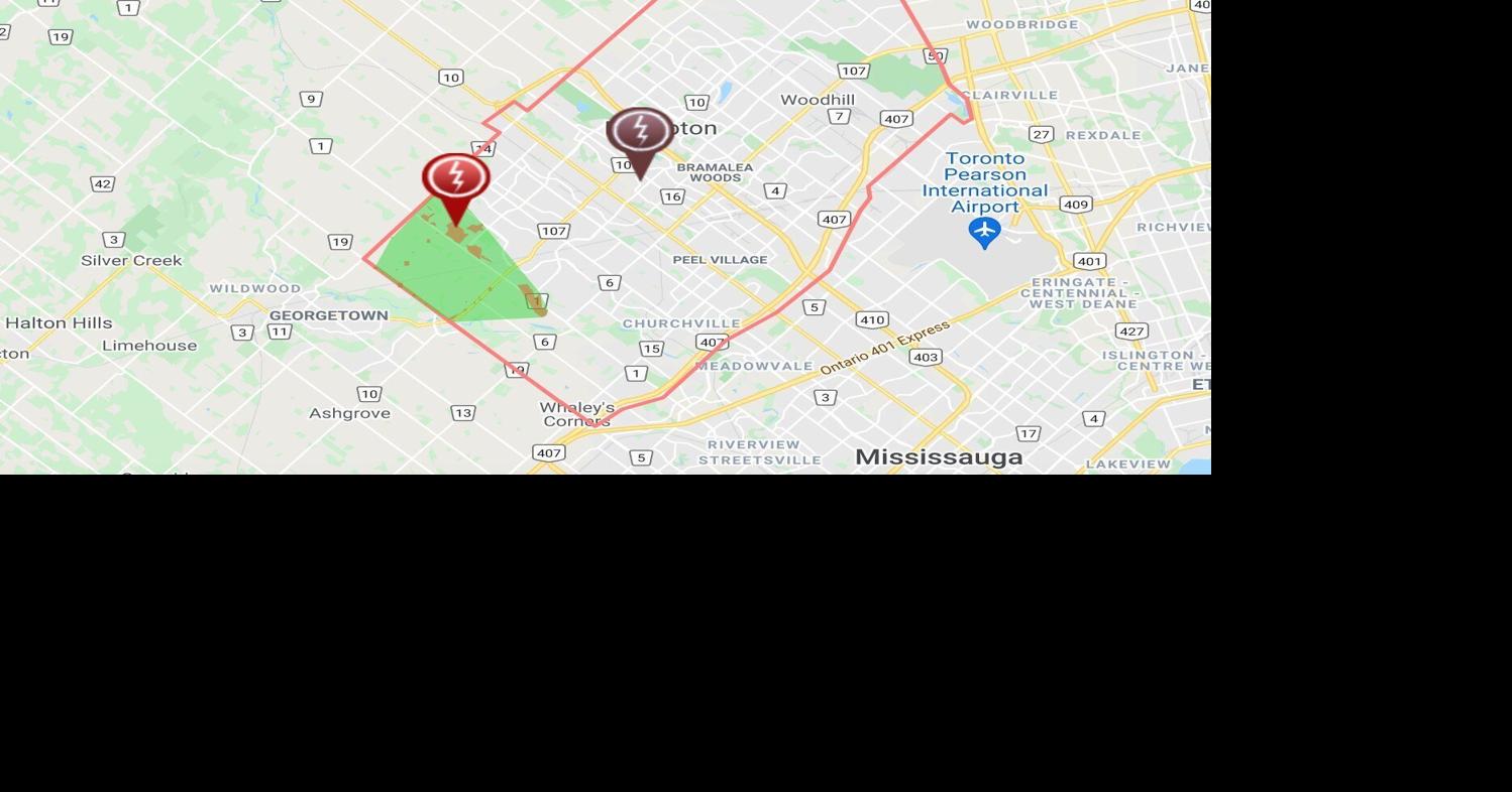 Alectra reporting power outage in Brampton affecting more than 2,500 ...