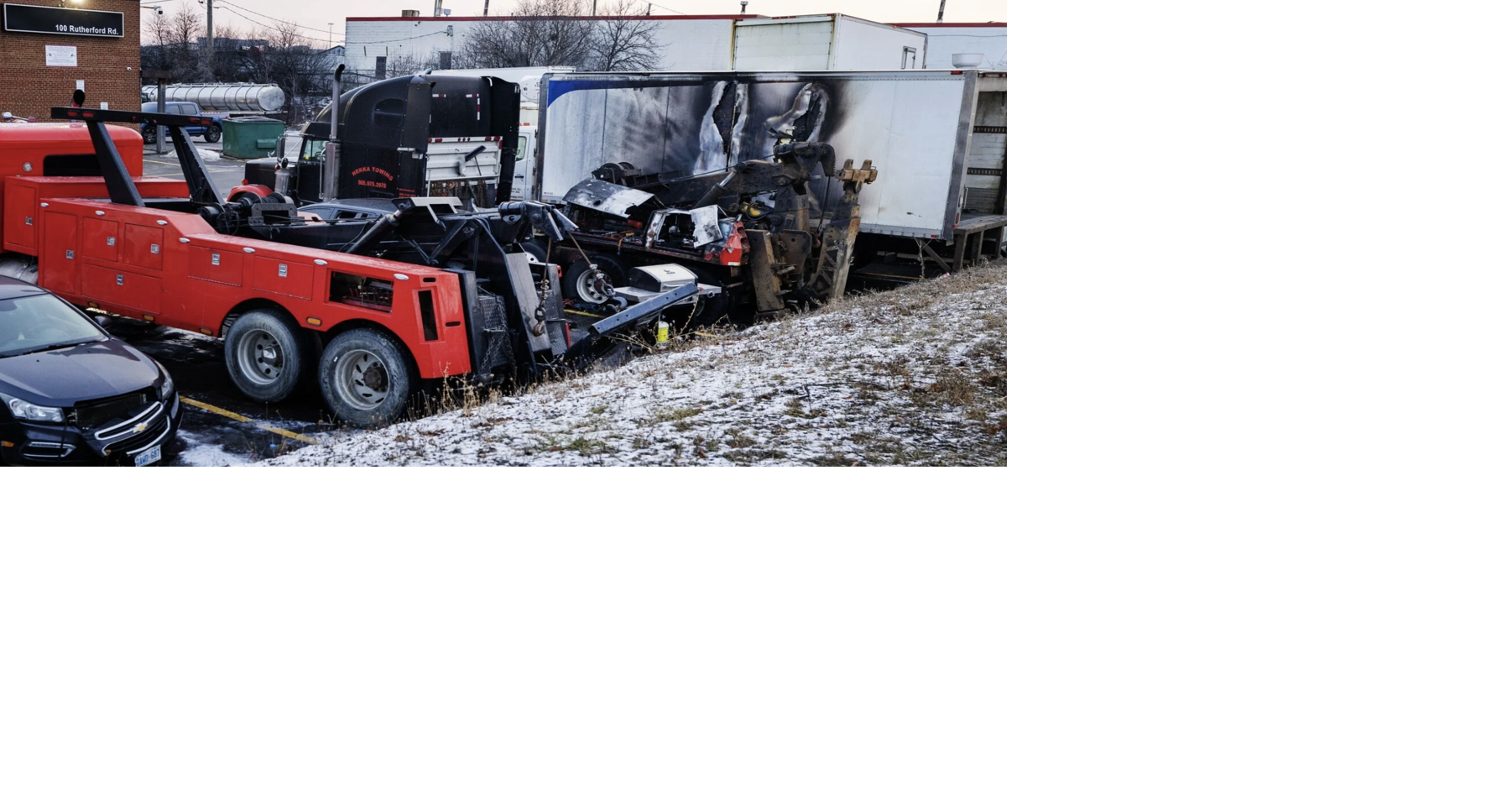 Brampton fire involving tow trucks being ‘treated as arson’