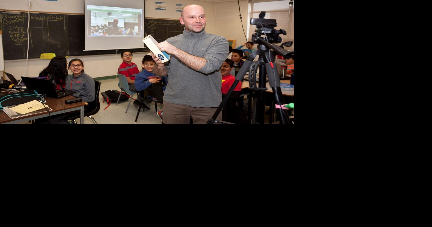 No snow day for you: Meet Mr. Dobbie and his telestudents