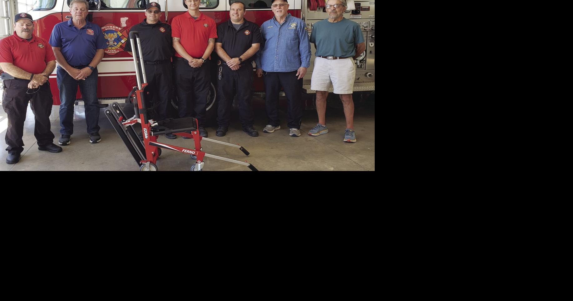 Fire district gets rescue chair through donations | News Free ...