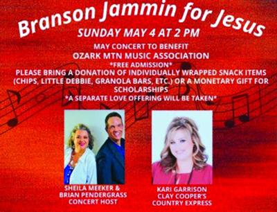 Branson Jammin’ for Jesus May show to feature Kari Garrison ...