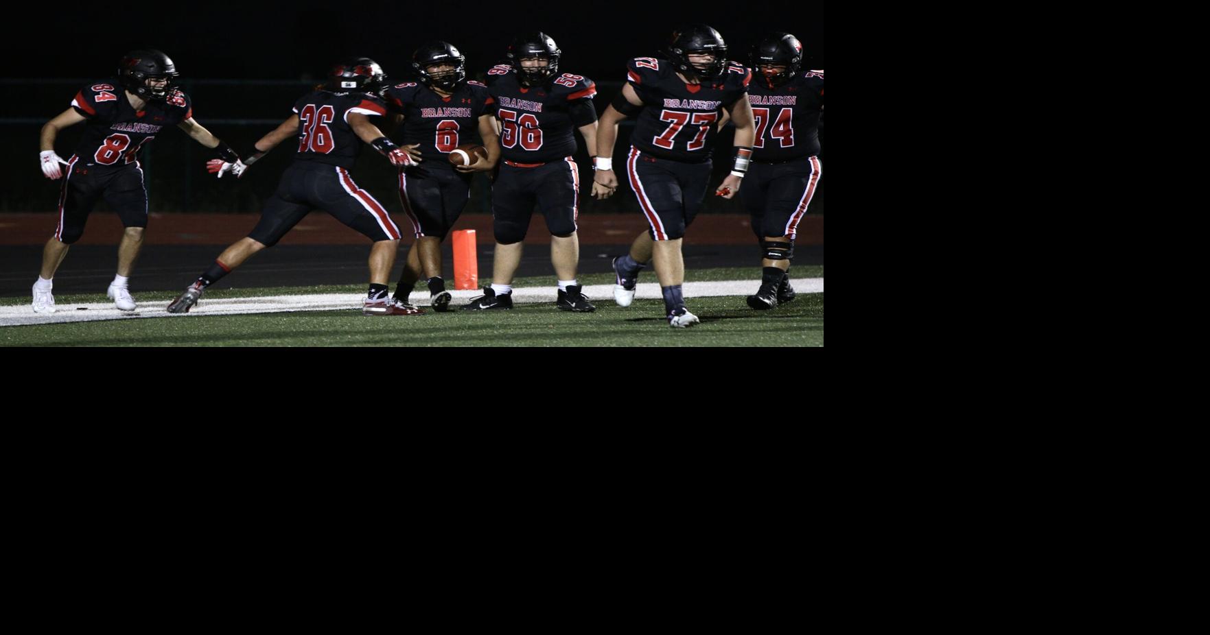 Homecoming ends in big win for Branson; Pirates take 48-14 win over ...