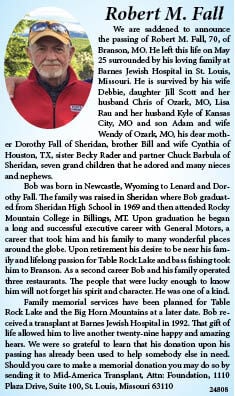 Robert Fall | Obituaries | bransontrilakesnews.com