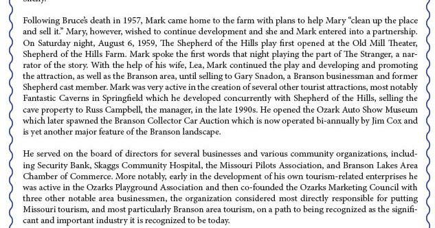 Mark Trimble | Obituaries Free | bransontrilakesnews.com