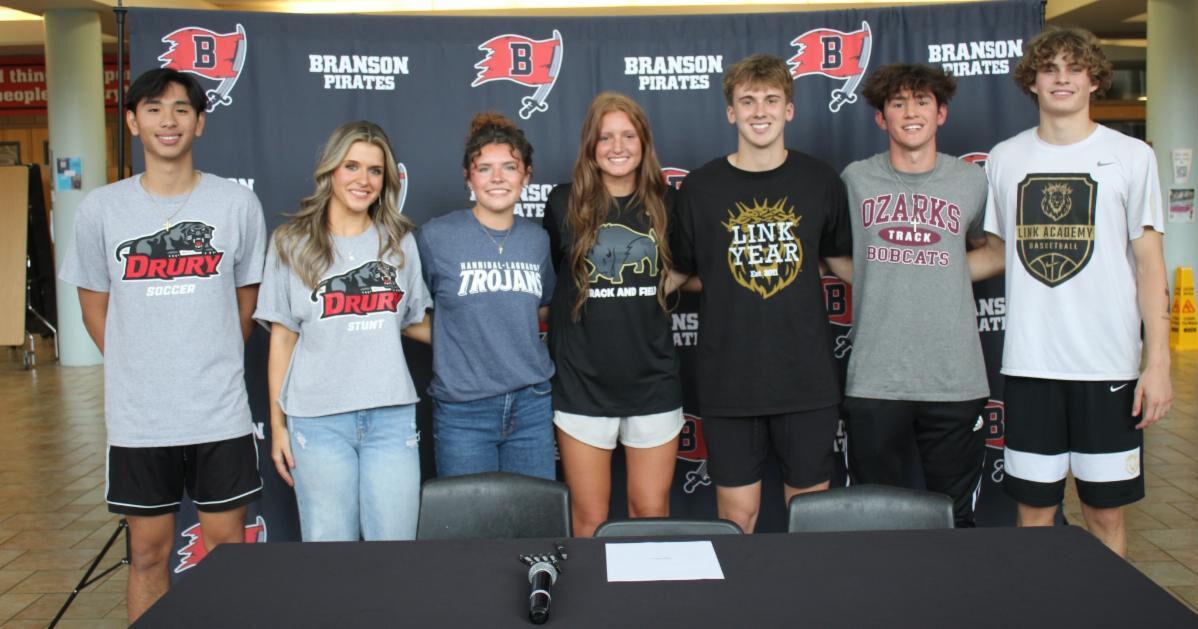 Seven Branson athletes sign commitments to college programs | Sports ...