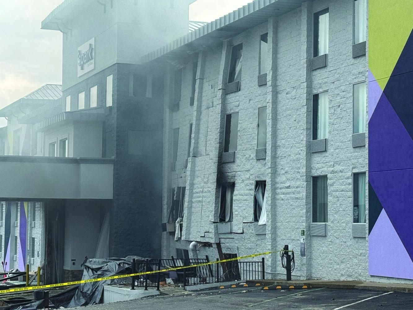 Four injured in explosion and fire at Spark by Hilton Branson Meadows ...