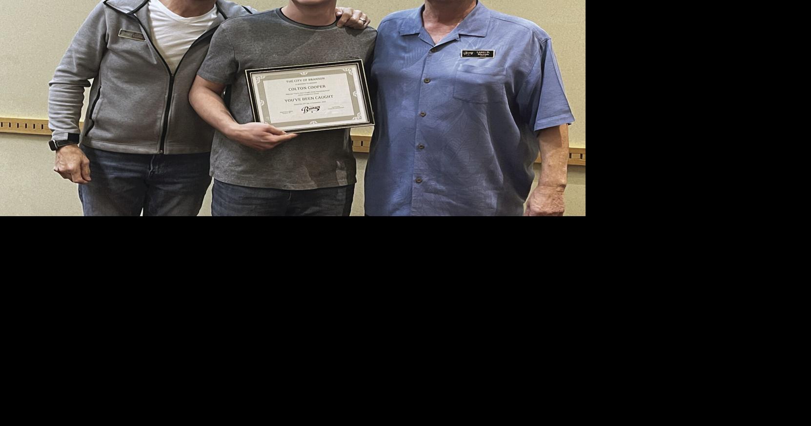 Colton Cooper honored by City of Branson | Local News ...