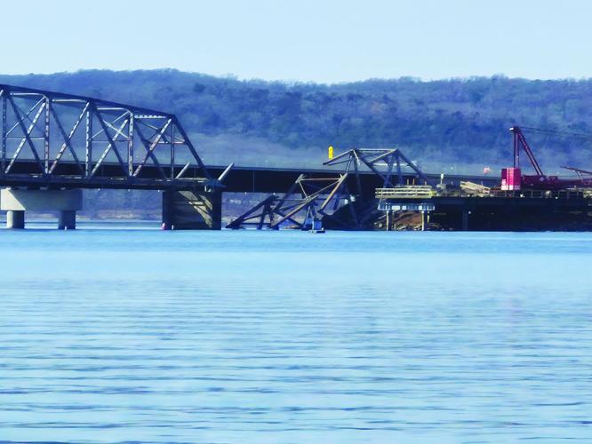 Construction crews detonate sections of old Route 86 Bridge | News ...