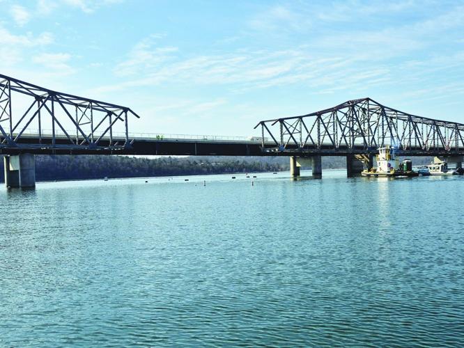 Construction crews detonate sections of old Route 86 Bridge | News ...