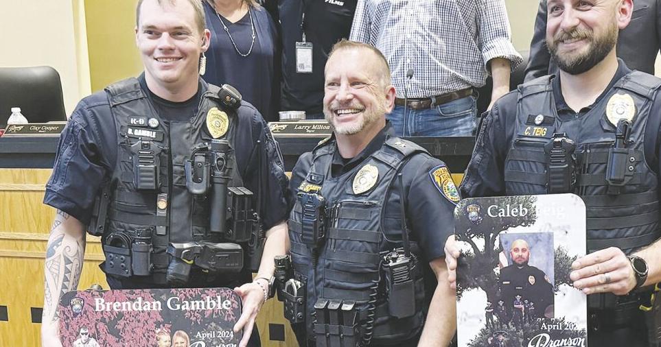 Three Branson officers honored for stopping robbery ring | Local News ...