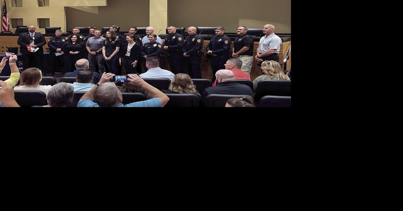 Branson Police Department hosts Badge Pinning Ceremony | Local News ...