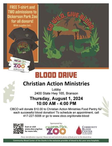 CBCO and Dickerson Park Zoo partner for blood drive | News ...