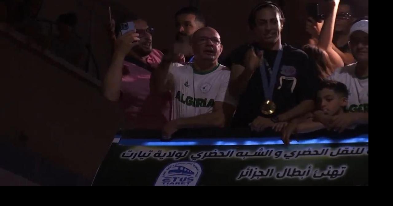 Algerian boxer Imane Khelif, gold medalist at Paris Olympics, receives ...