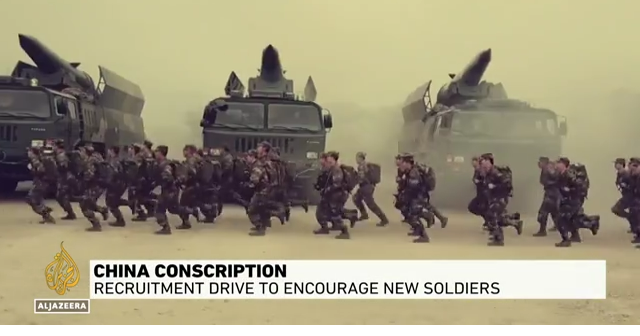 China conscription: Recruitment drive to encourage new soldiers
