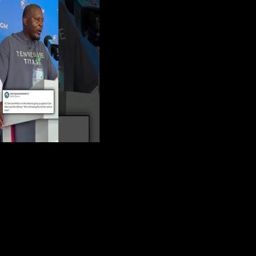 a to z sports nashville: dennard wilson on titans challenging cam ward ...