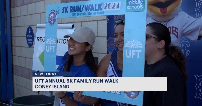 Runners participate in annual UFT 5K Family Run/Walk for disaster relief
