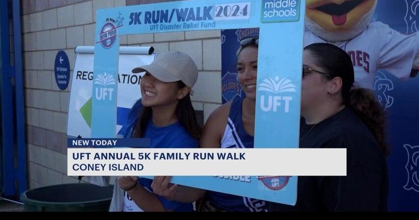Runners participate in annual UFT 5K Family Run/Walk for disaster relief