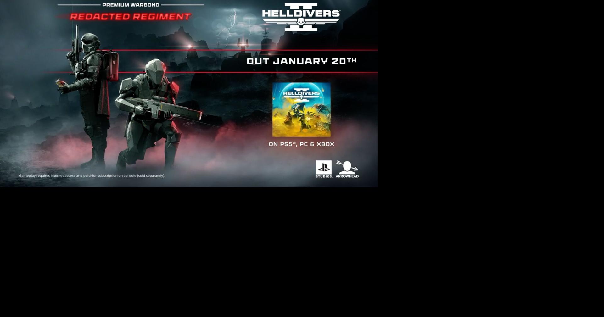 Helldivers 2 Official Redacted Regiment Warbond Trailer