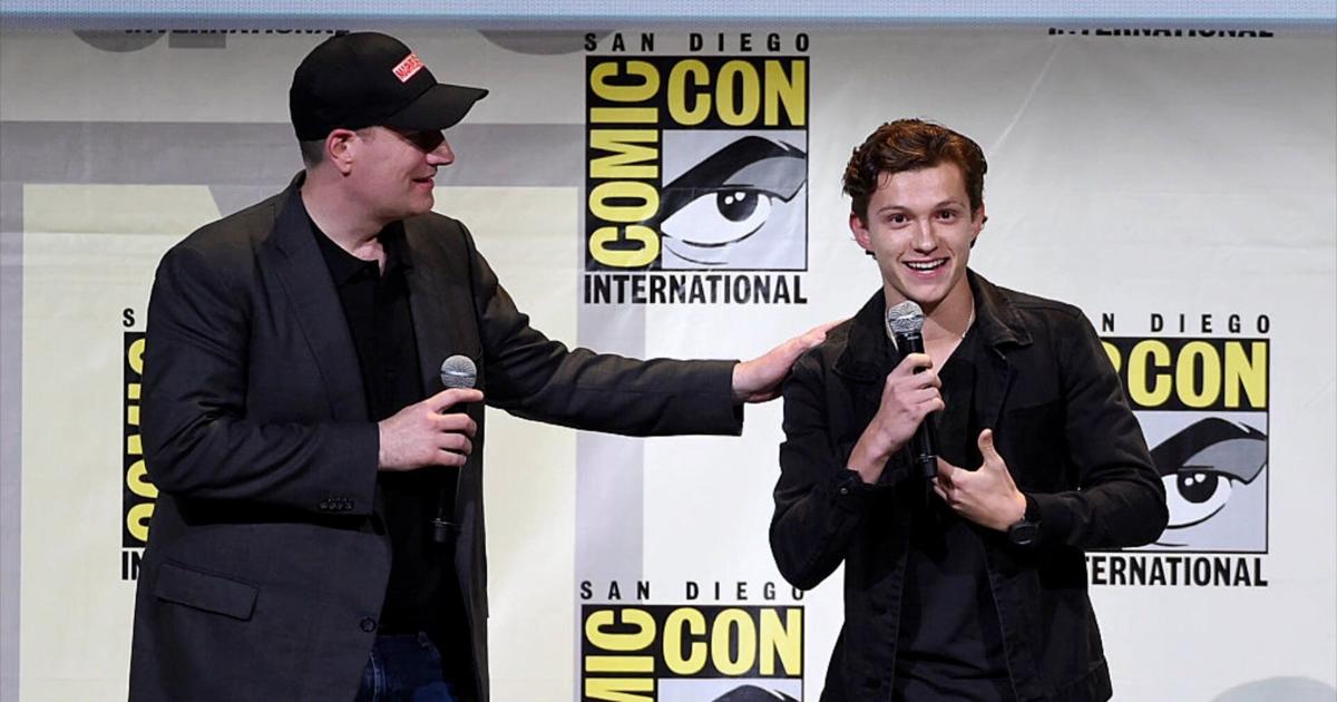 Kevin Feige teases Tom Holland's next appearance as Spider-Man Kevin Feige teases Tom Holland's next appearance as Spider-Man