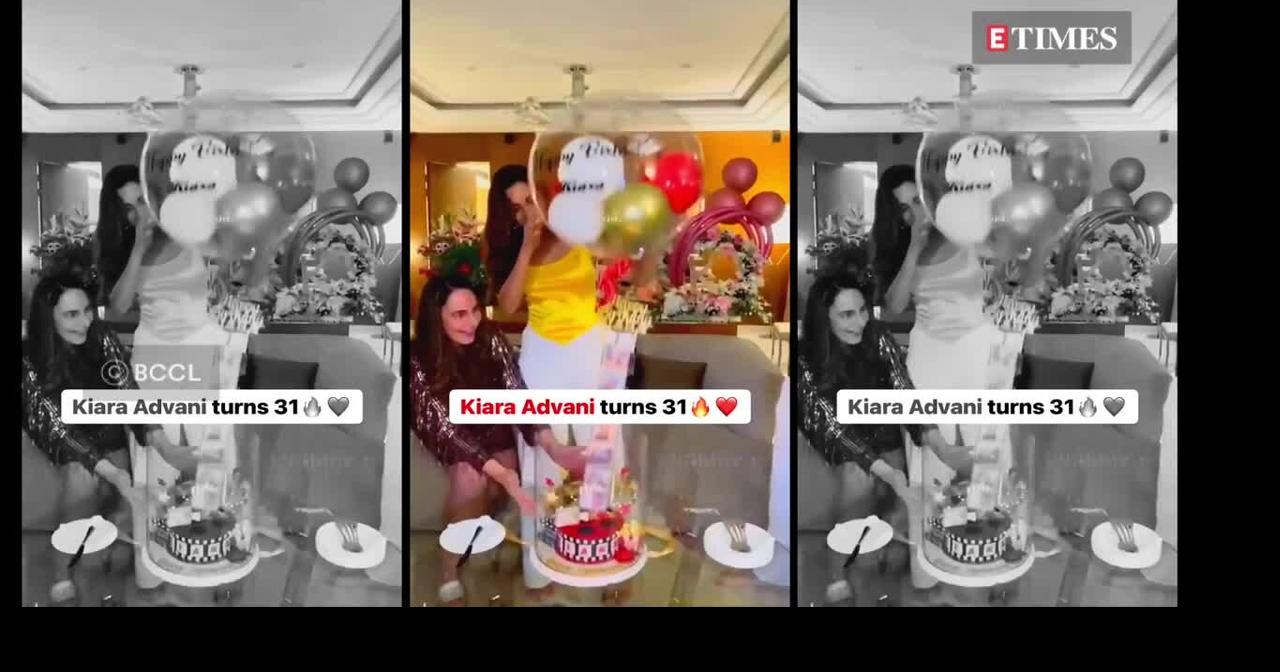 Kiara Advani rings into her 31st birthday, unseen video of actress ...