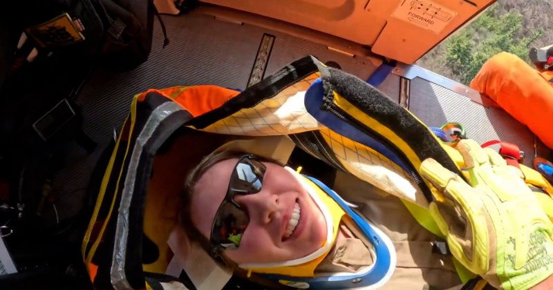 Rescue crews airlift injured officer after 20-foot fall in Minnesota
