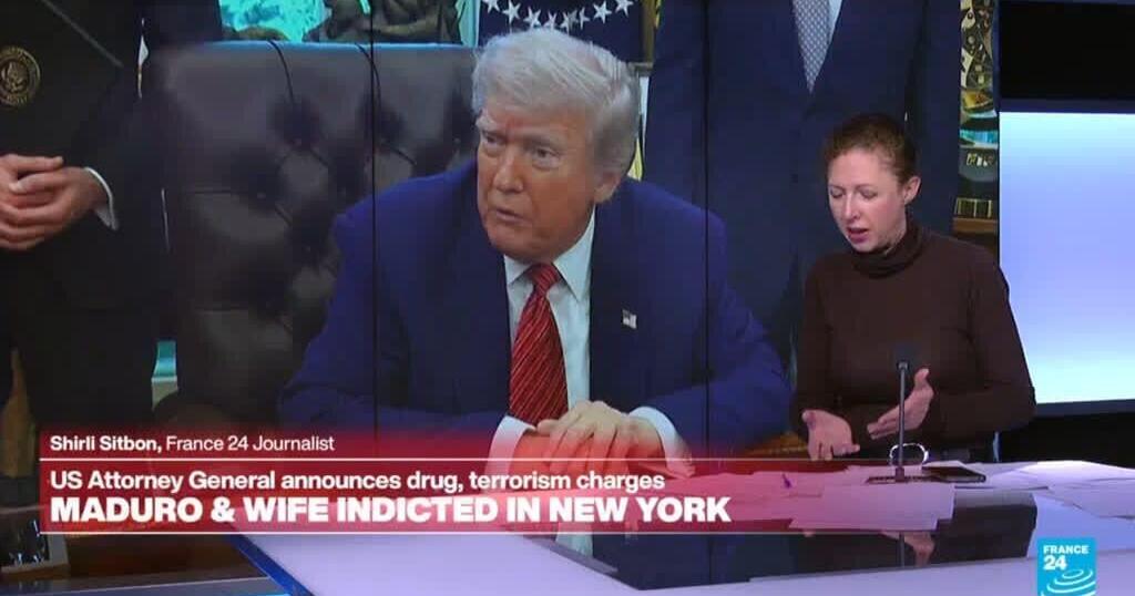 Venezuelan leader Maduro and wife indicted in New York on drug ...