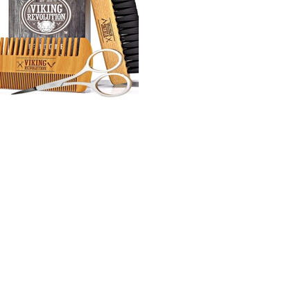 8. Beard Comb and Brush Set from Viking Revolution