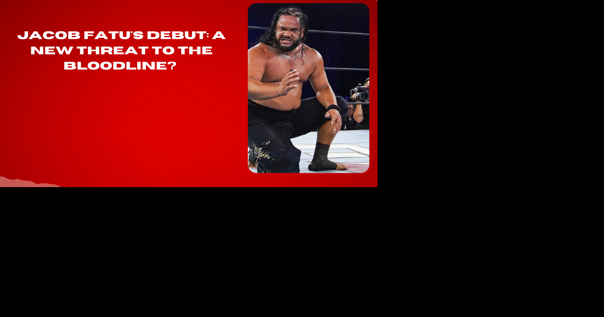 Jacob Fatu's Debut A New Threat to the Bloodline #Wrestling #Bloodline ...