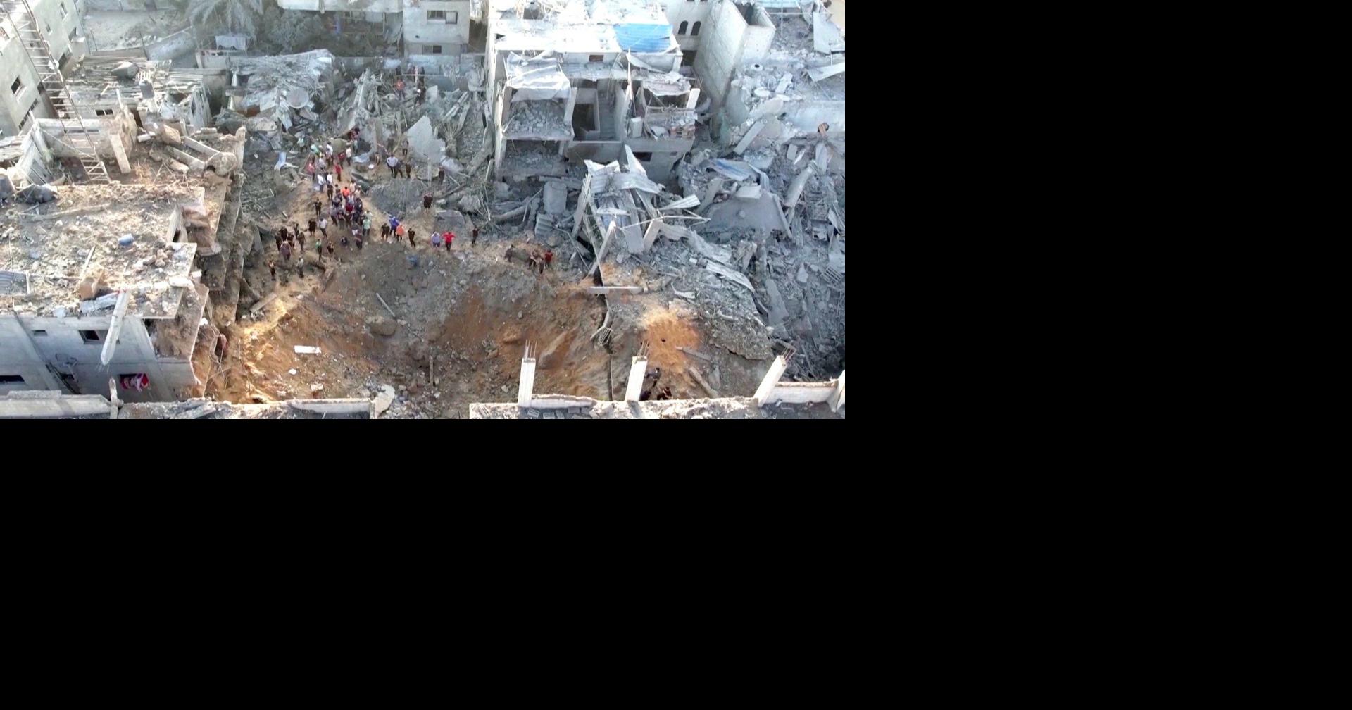 Drone Video Shows One of Several Destroyed Palestinian Refugee Camps as ...