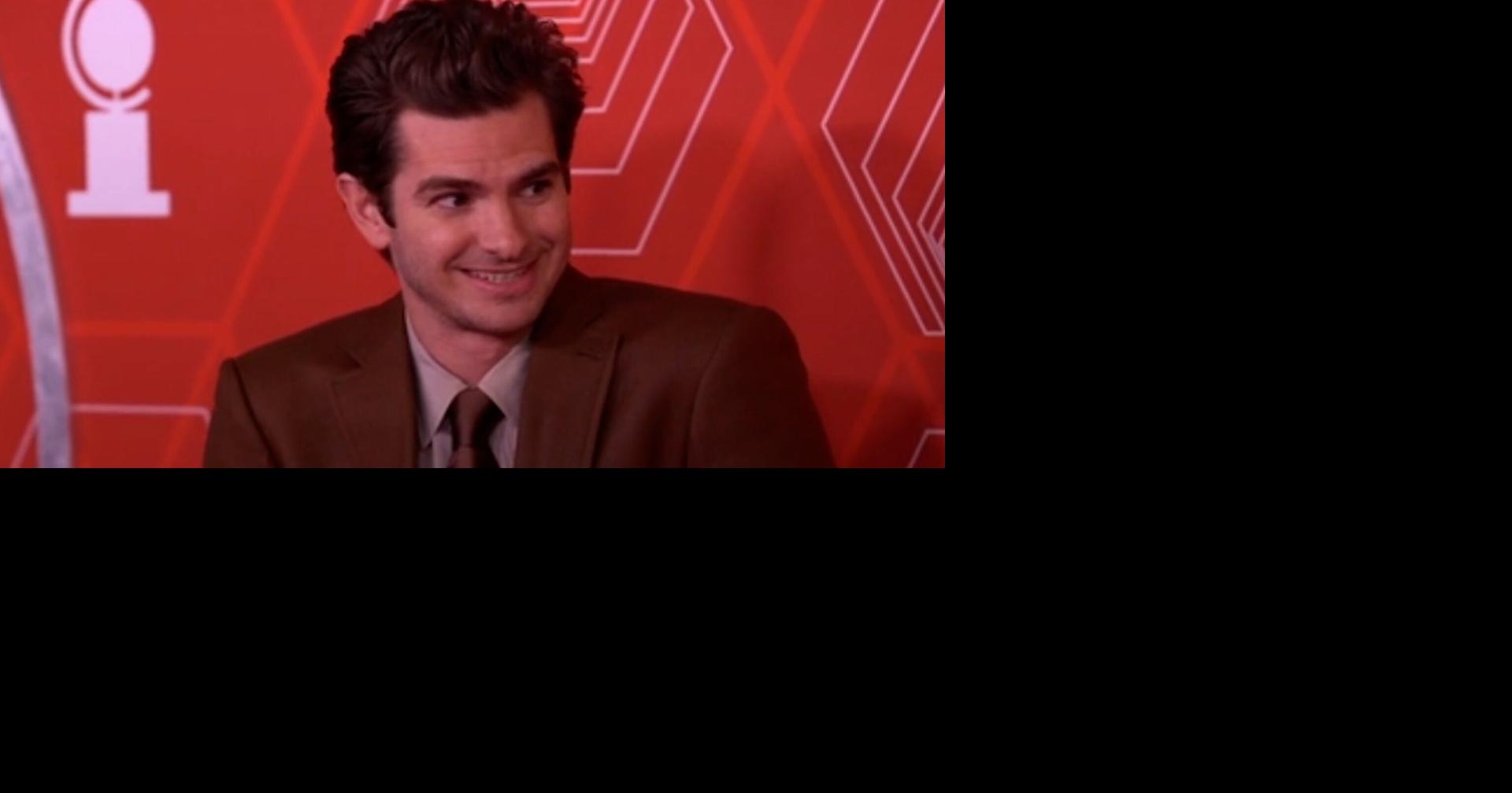 Andrew Garfield cried when his movie musical stars cheered his singing