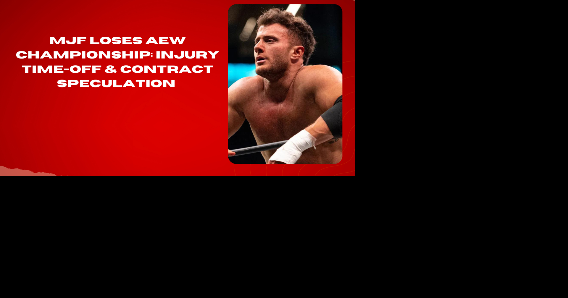 MJF Loses AEW Championship Injury Time-Off & Contract Speculation #AEW ...