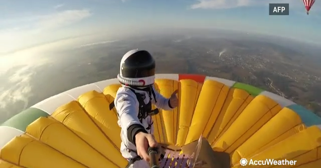 New world record for highest altitude atop a hot air balloon set