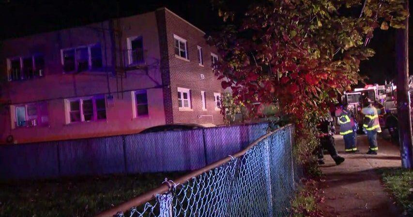 Firefighter trapped in burning building in Freeport, uses axe to escape