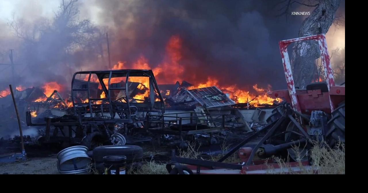 US, Los Angeles: Oro Grande Structure Fire Spreads to Multiple Vehicles ...